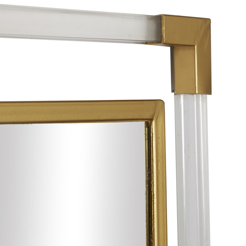 Wade Logan® Aundrae Acrylic Rectangle Wall Mirror & Reviews | Wayfair